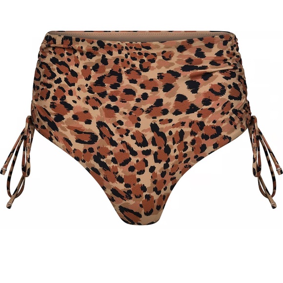 Adore Me | Swim | Leopard Print Highwaisted Bikini Bottoms Small | Poshmark